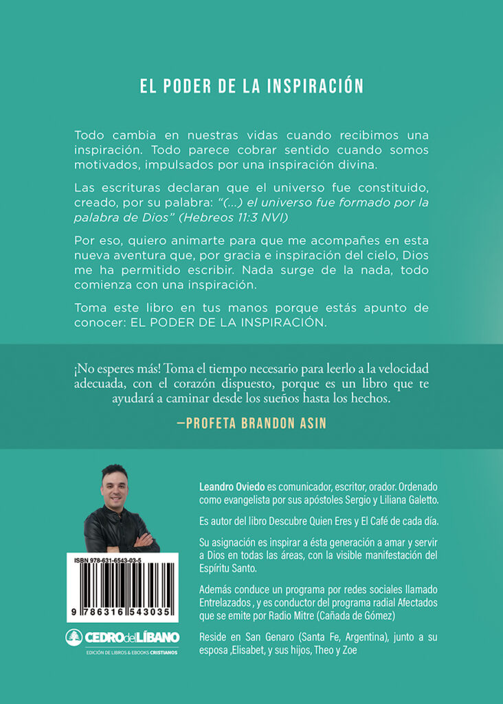 El poder de la inspiración – Cedro del Líbano Ediciones