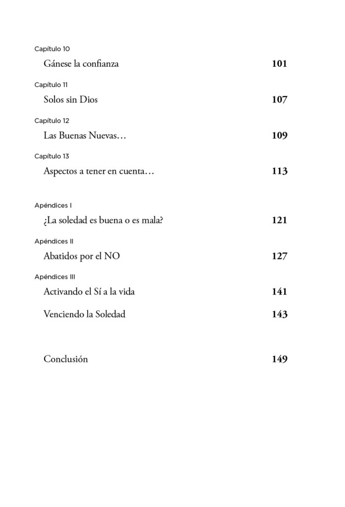 Venciendo la soledad – Cedro del Líbano Ediciones