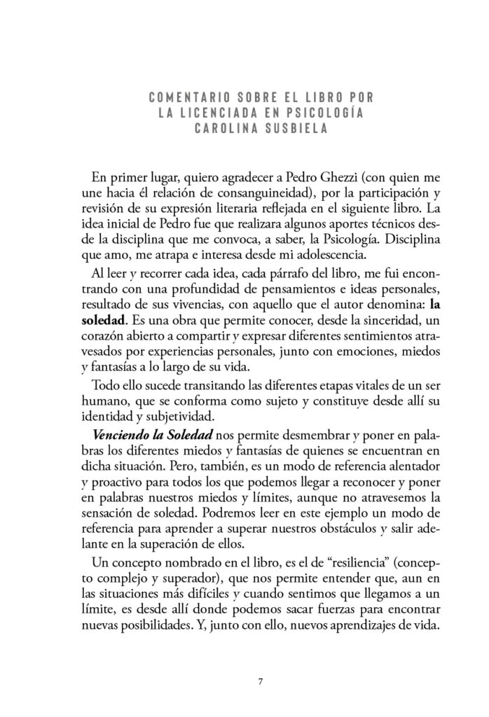 Venciendo la soledad – Cedro del Líbano Ediciones